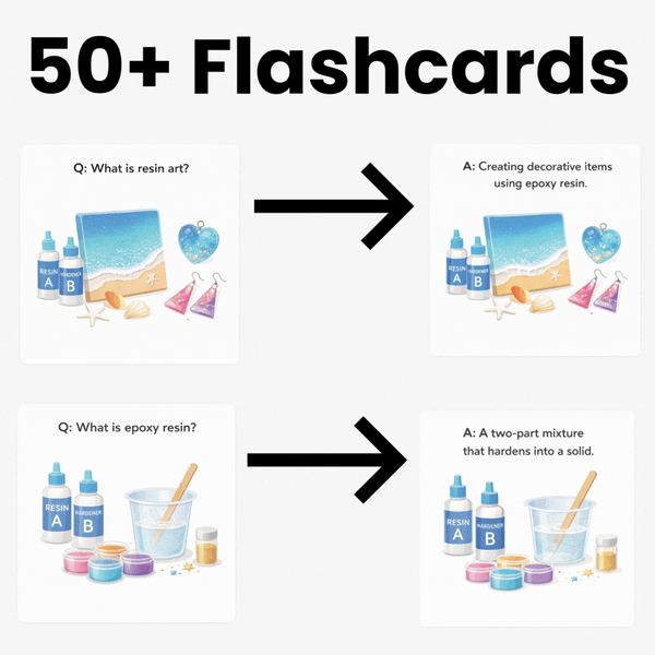 50+ Resin Art Flashcards – Learn Resin Art