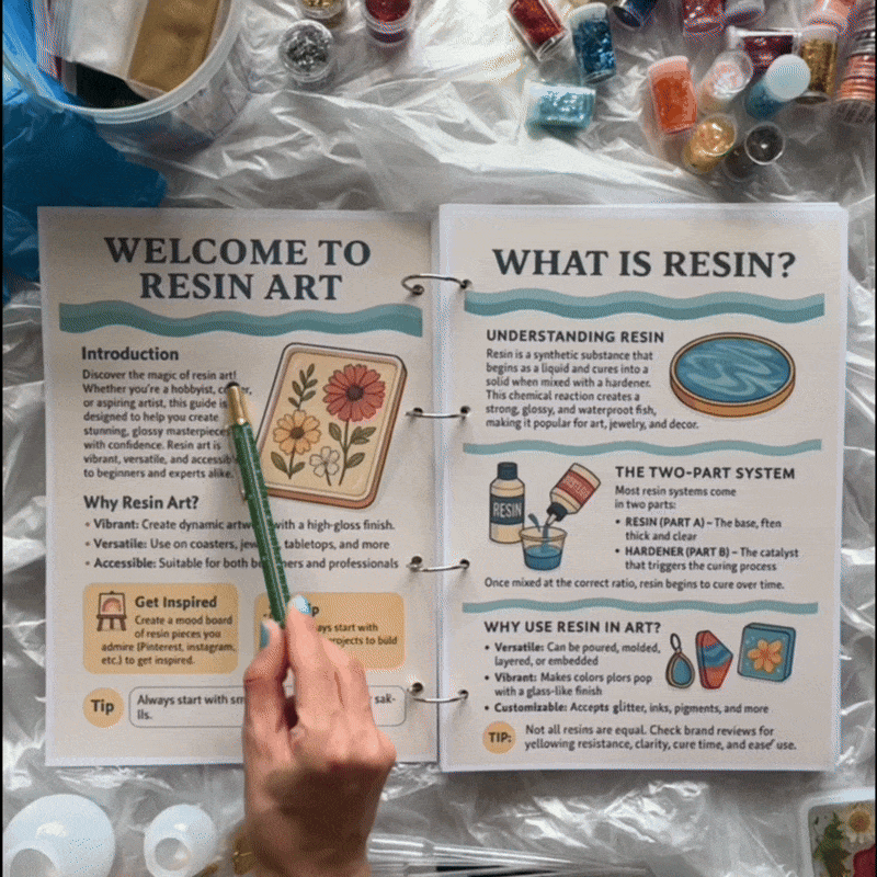 1.000+ Free Resin Art Notes – Learn Resin Art